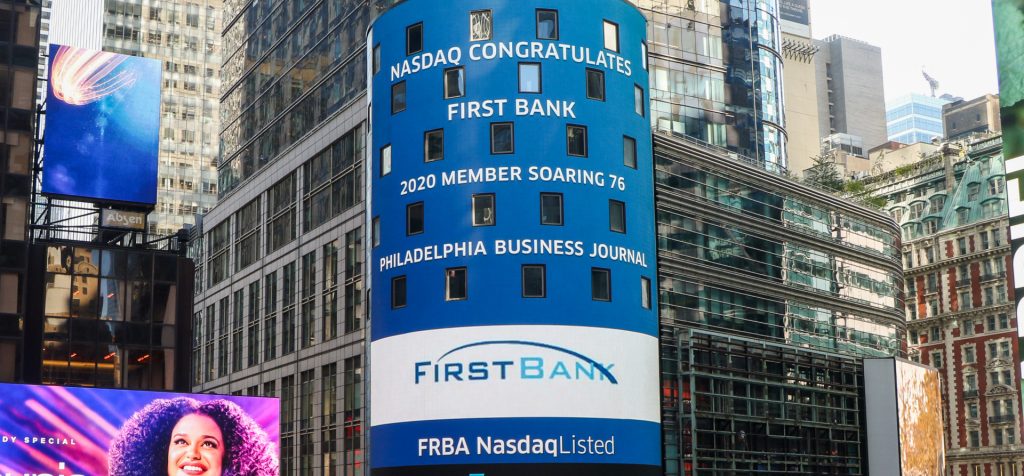 First Bank - "Personal Bankers. Real Relationships"